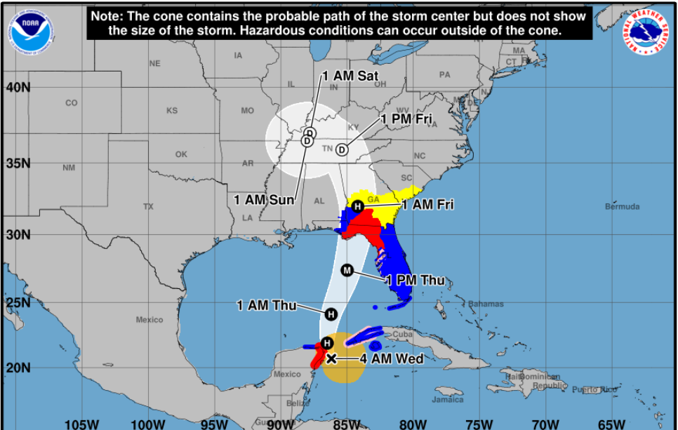 Hurricane Helene 2024 Path Map Berna Jolynn Hurricane Helene 2024 Path Map Berna Jolynn