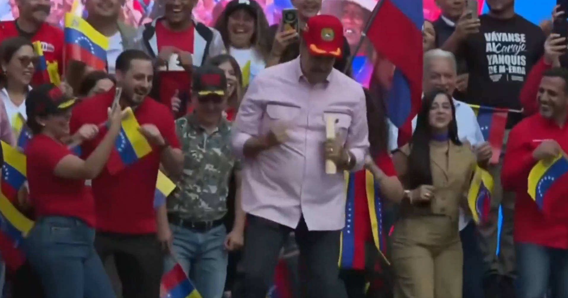 Maduro Dances Before Supporters, Claims 'They Will Never Remove Us From ...