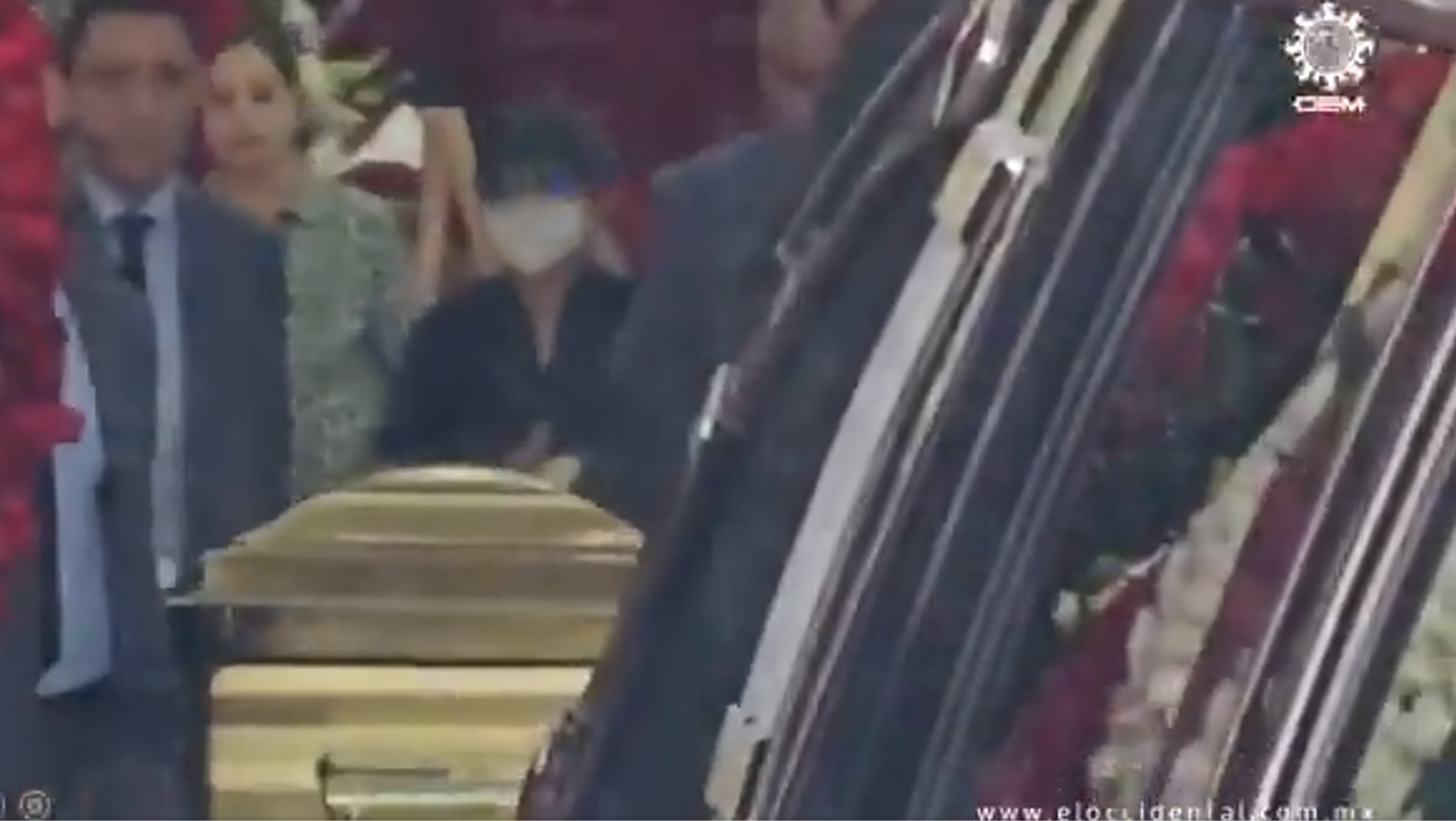 El Mencho Buried In Golden Casket In Large Funeral Procession With ...