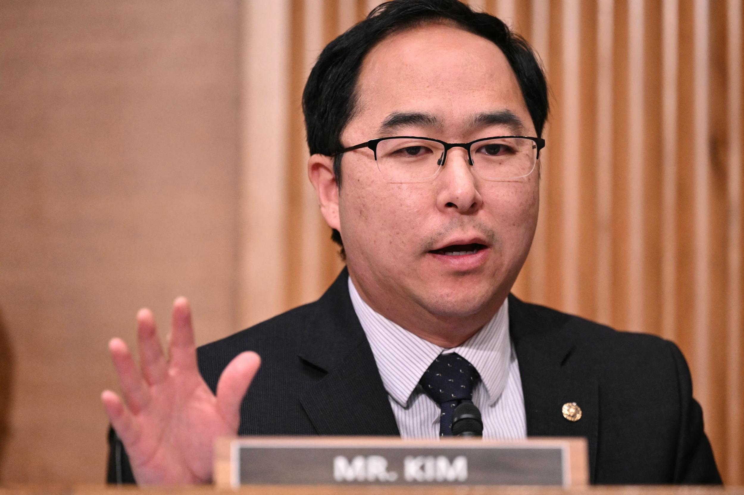 Sen. Andy Kim Says He Was Pepper-Sprayed Outside Newark ICE Detention ...