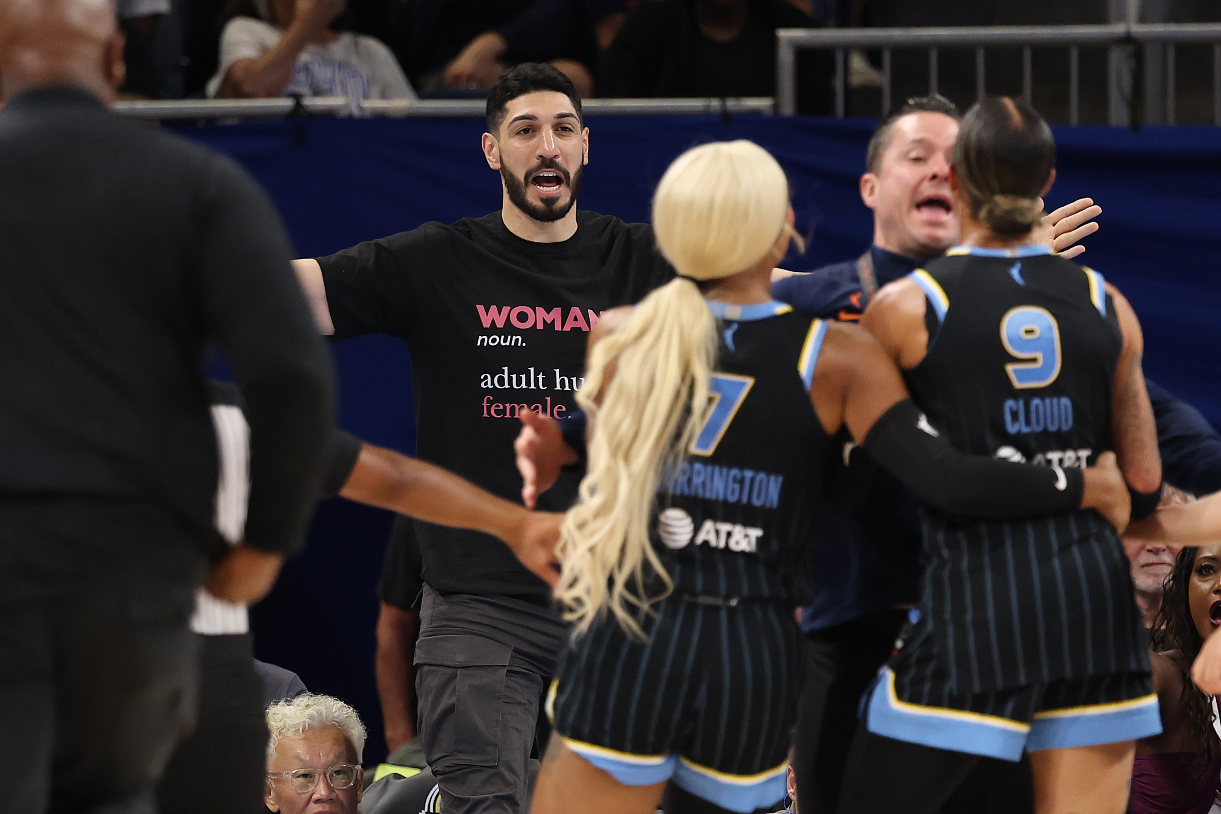 Kanter Freedom Ejected From Wnba Game After Explosive Clash With Skys